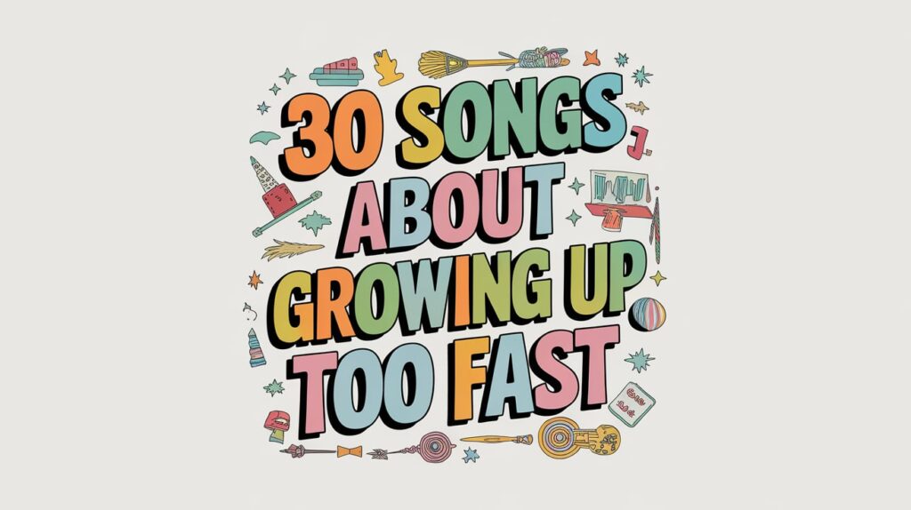 30 Songs About Growing Up Too Fast - PianoReport