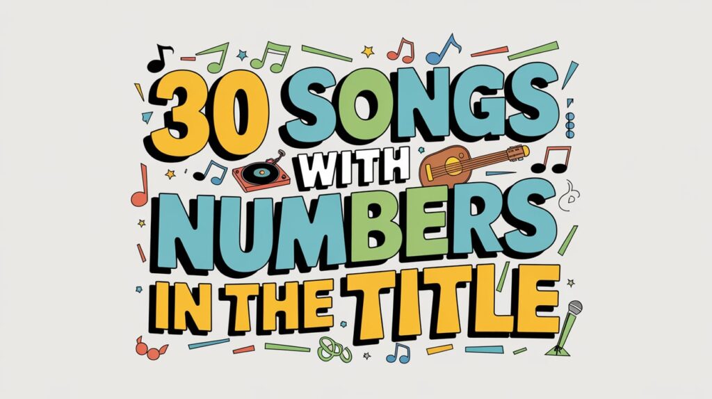 30 Songs with Numbers in the Title - PianoReport
